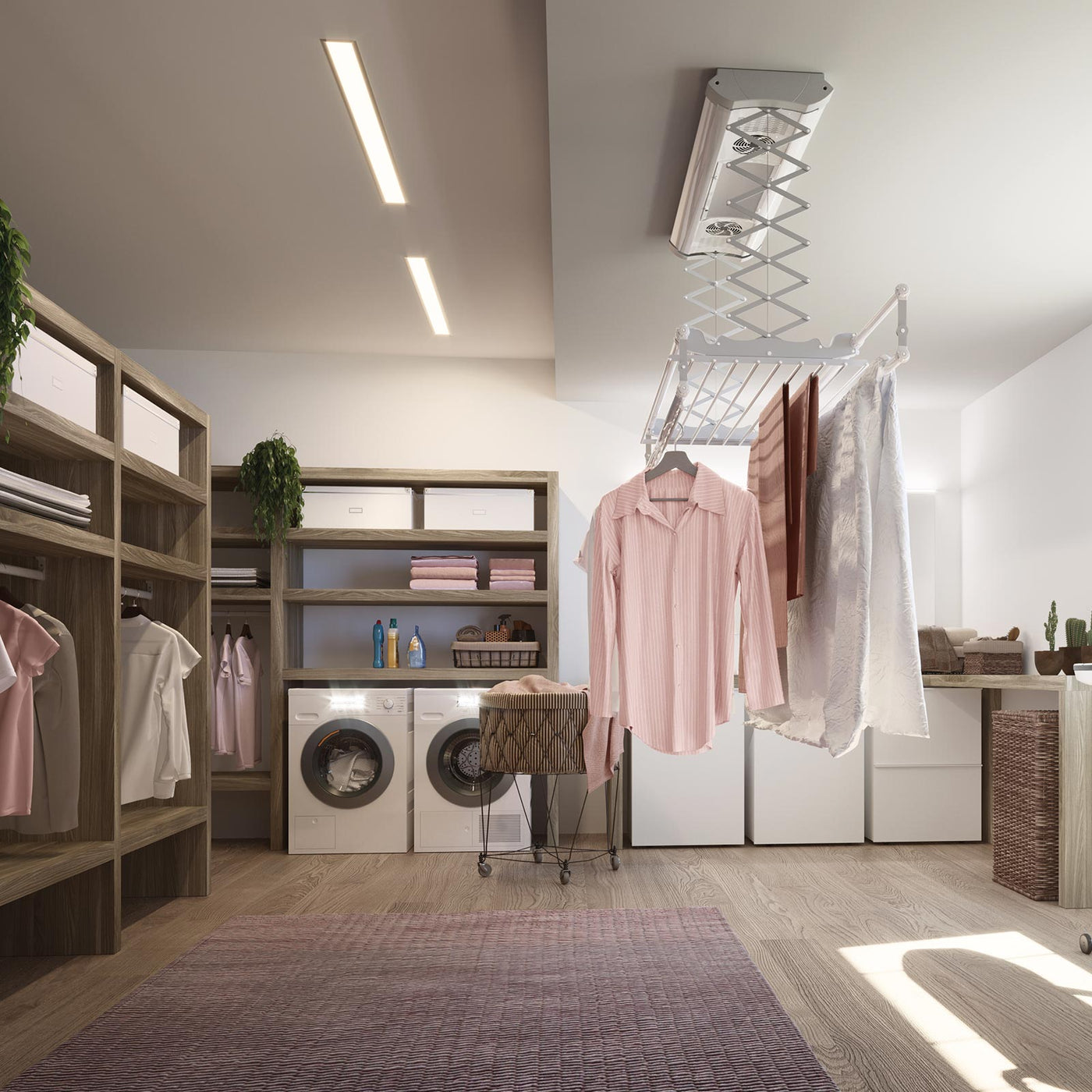 Electric wall and ceiling drying rack | Foxydry Air