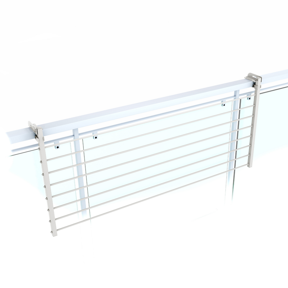 Balcony Clothes Drying Rack, Balcony Clothesline | Foxydry Duo