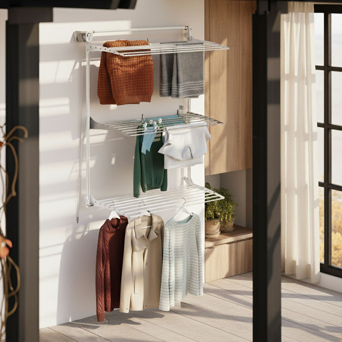 Tower Clothes Airer with Foldable Racks | Foxydry Tower