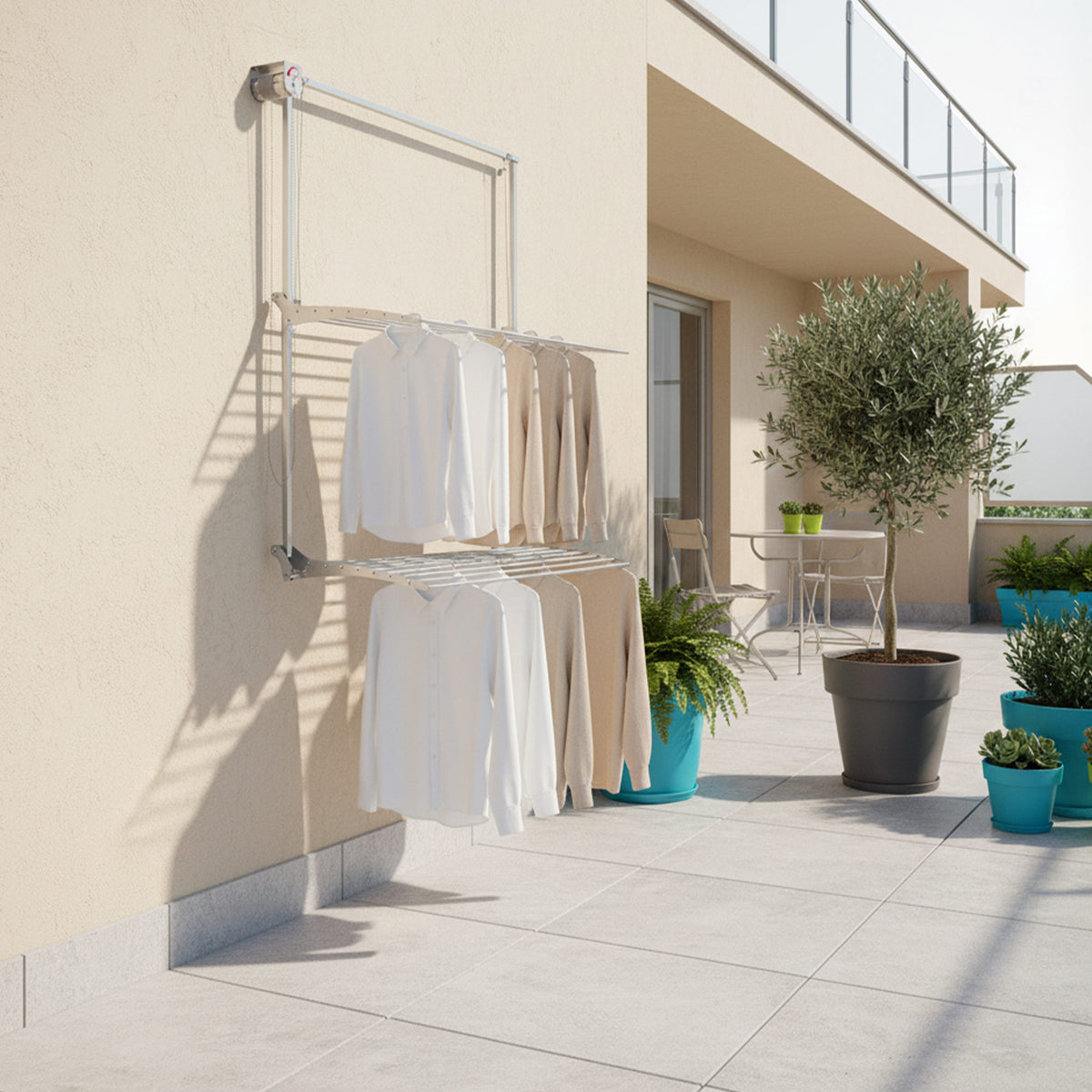 Foldable wall mounted airer | Foxydry Wall Plus