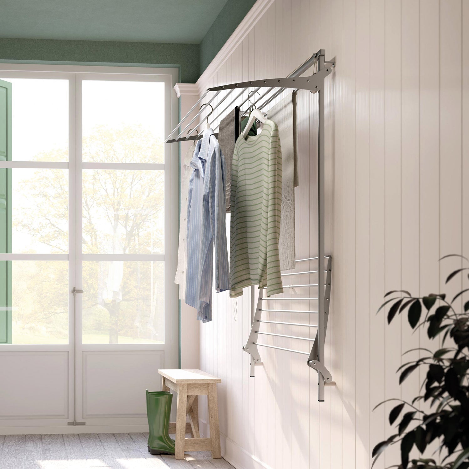 Ceiling and Wall Space saving Drying Racks | Foxydry