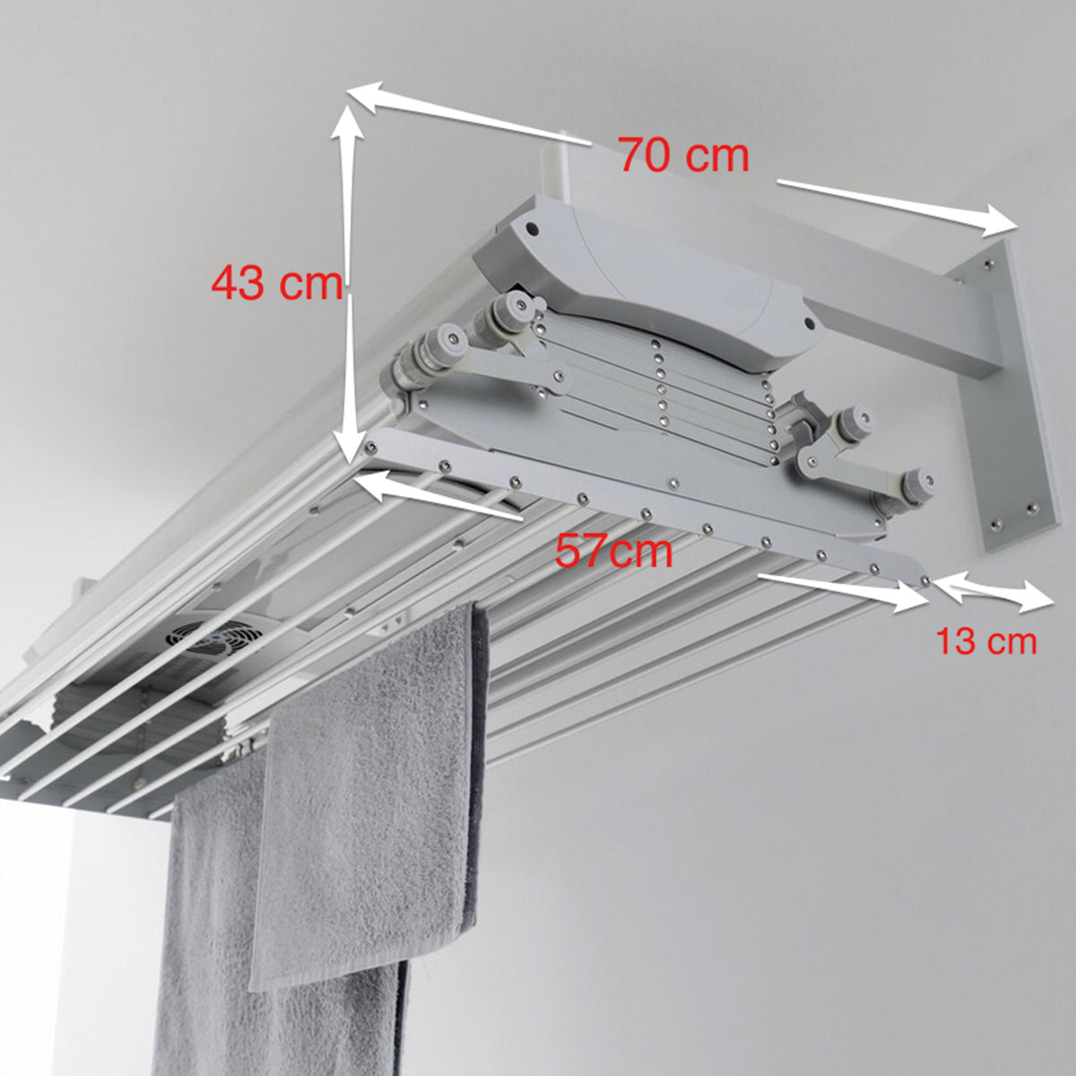Smart electric drying rack for walls | Foxydry Air for Walls